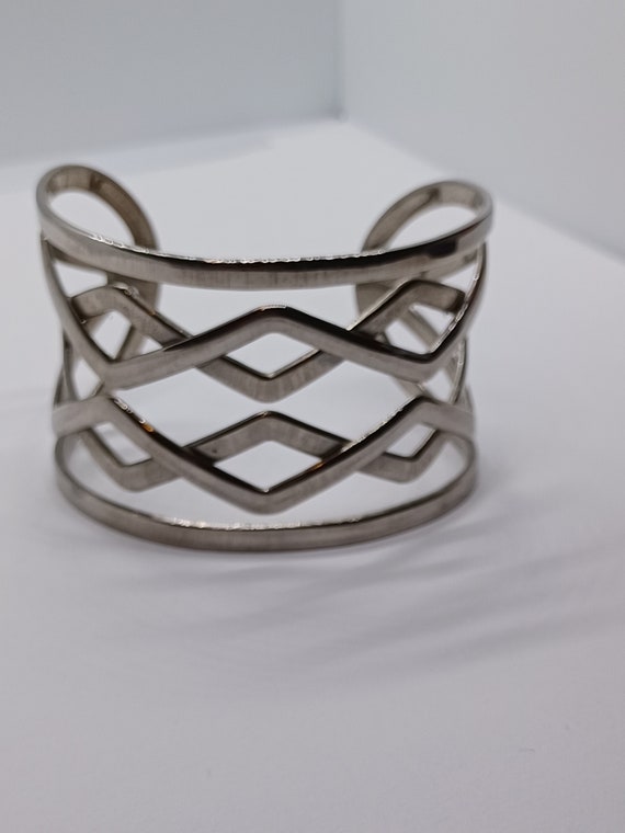 Silver Lia Sophia cuff bracelet - Gem
