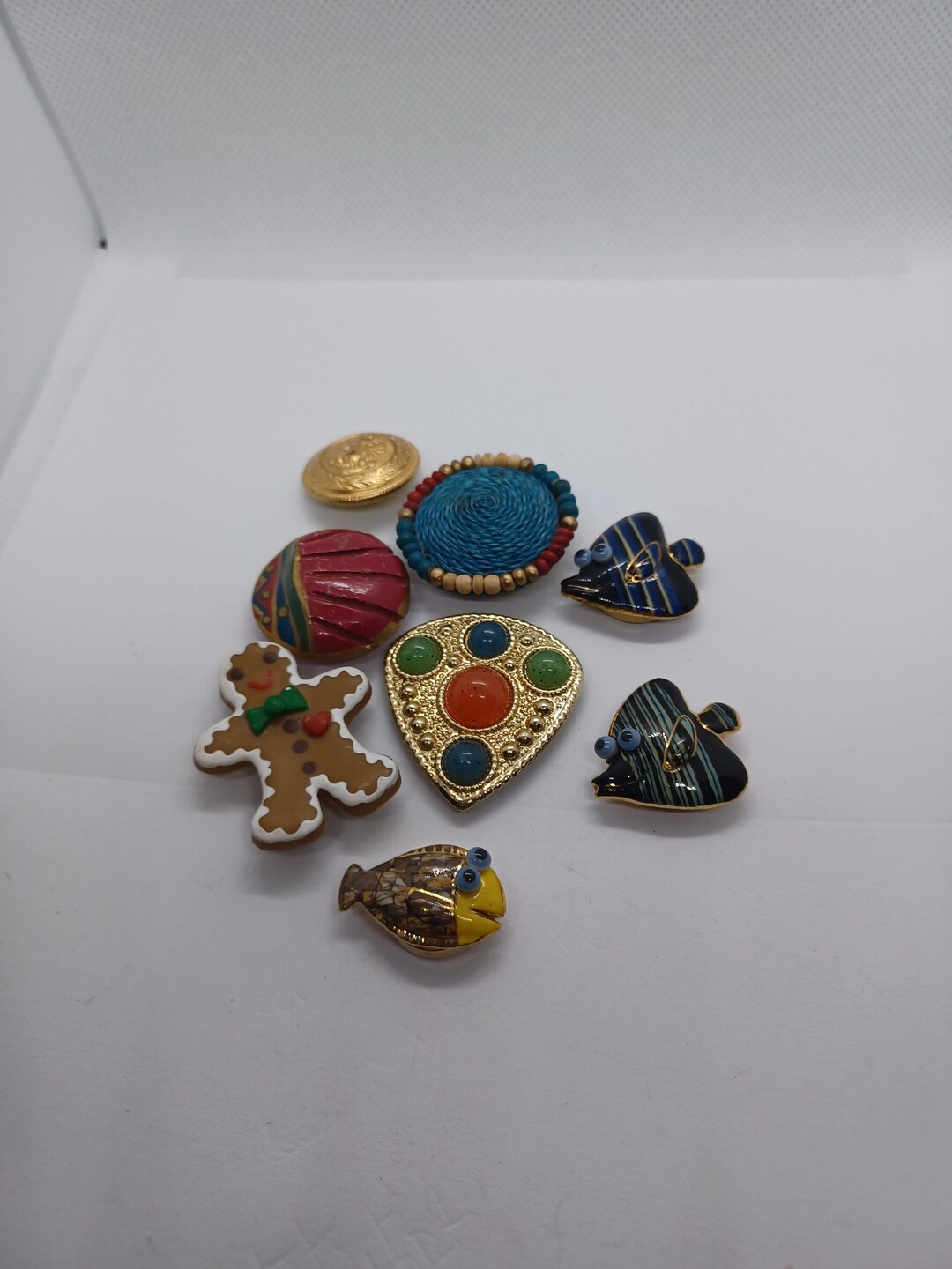 Vintage 1980s Button Covers - Etsy