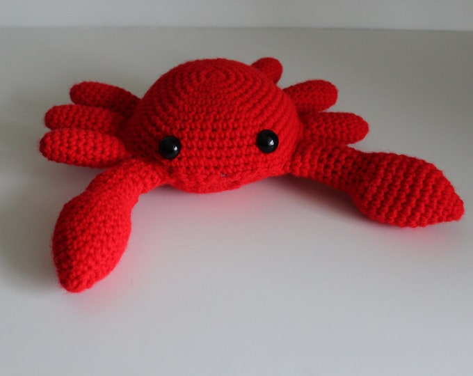 Crochet Crab, Amigurumi Crab, Kawaii Crab, Nautical Theme Decor ...