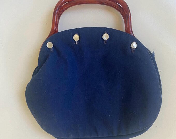 Vintage Handbag 1970s Reversible Button Cover, Old School Preppy - Etsy