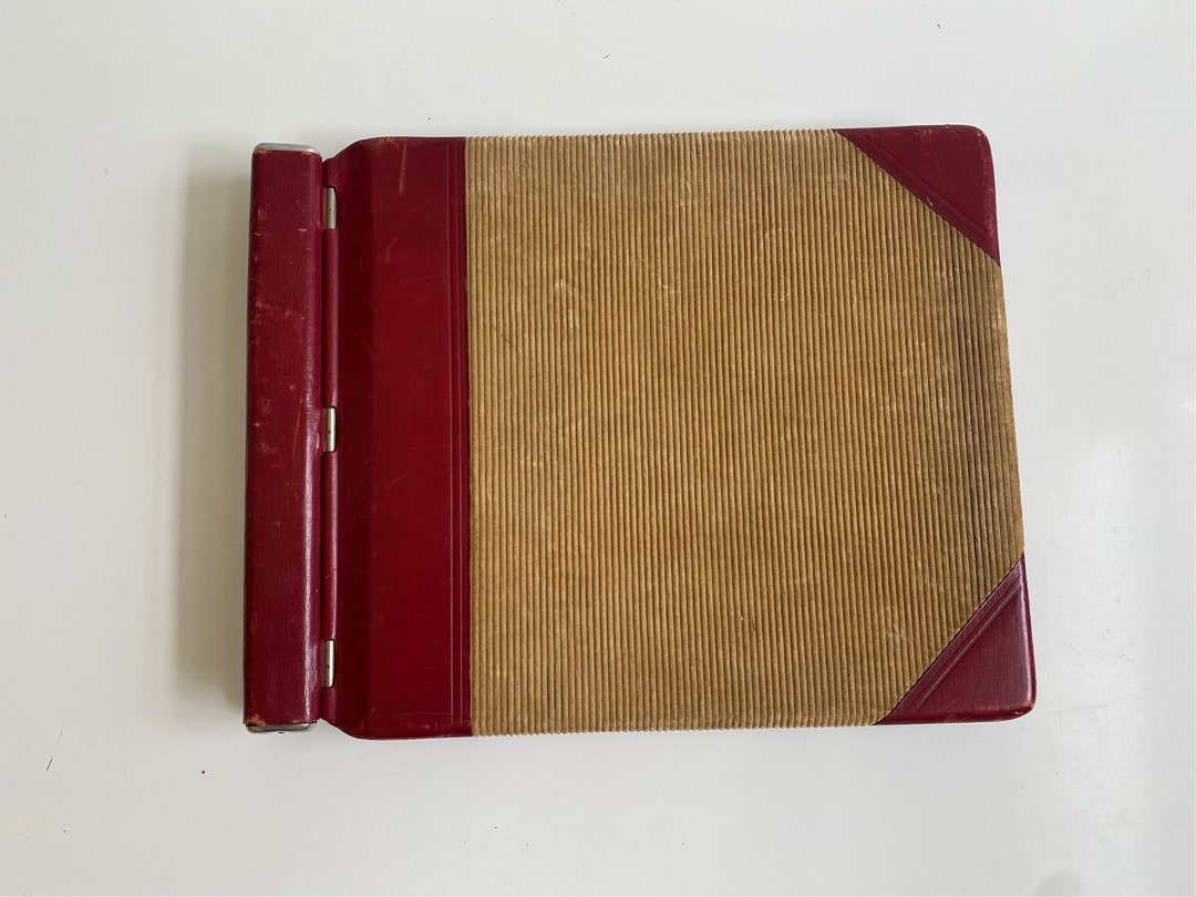 Wilson Jones Co Ledger Binder Vintage Office Ledger 1940s Leather ...