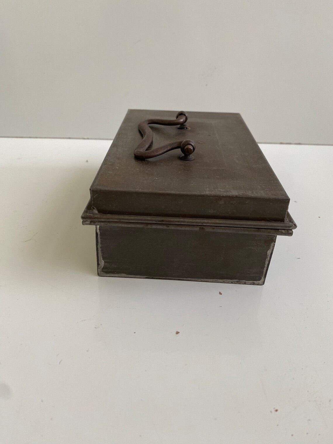 Vintage Metal Cash Box With Tray and Key Early 20th Century - Etsy