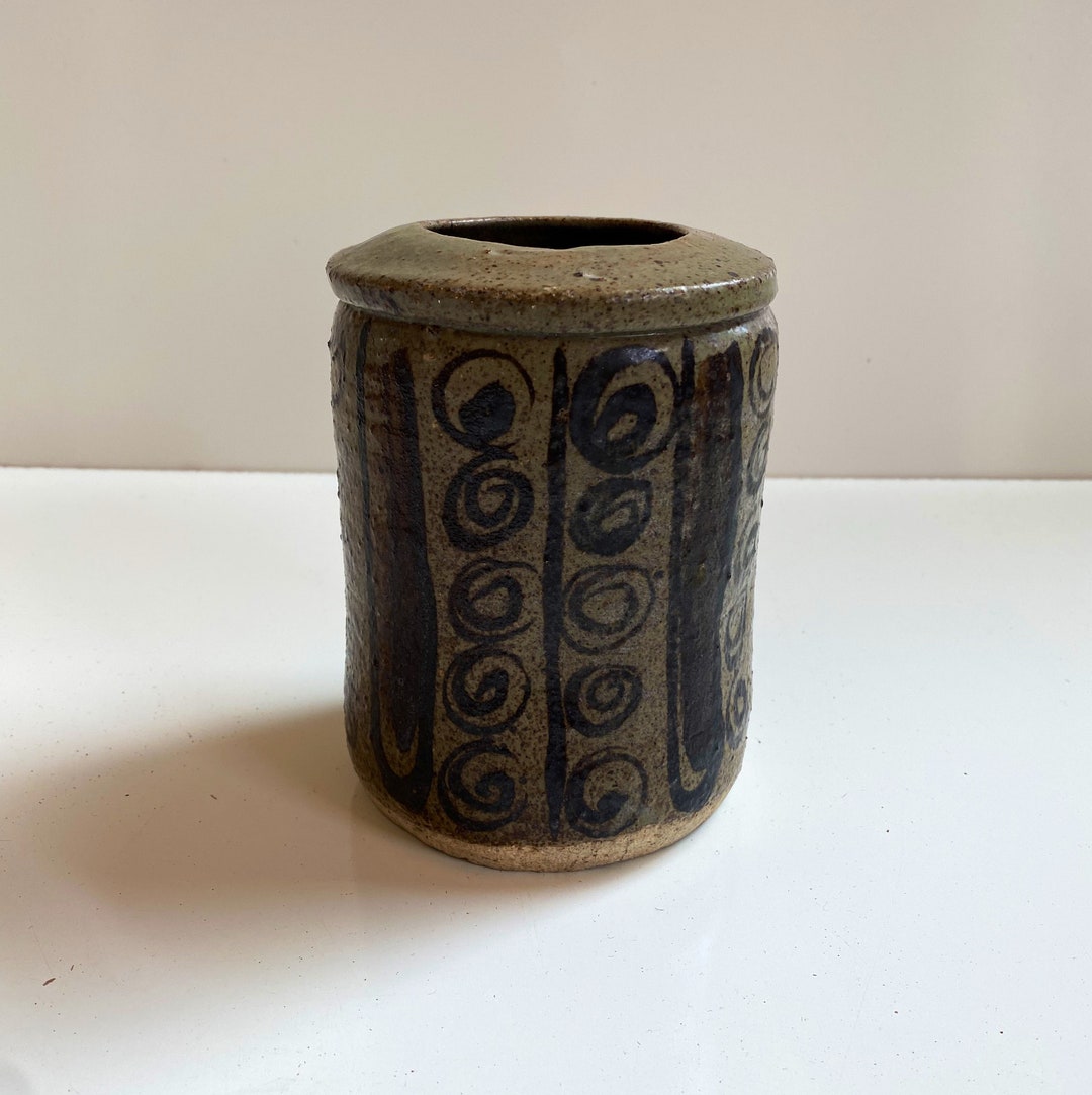 Vintage Pacific Northwest Art Pottery Vase Signed DT Keyes 65 David Keyes Early Work - Etsy