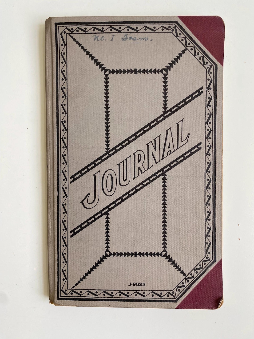 Vintage 1940s Office Journal Ledger With Farm Ephemera - Etsy