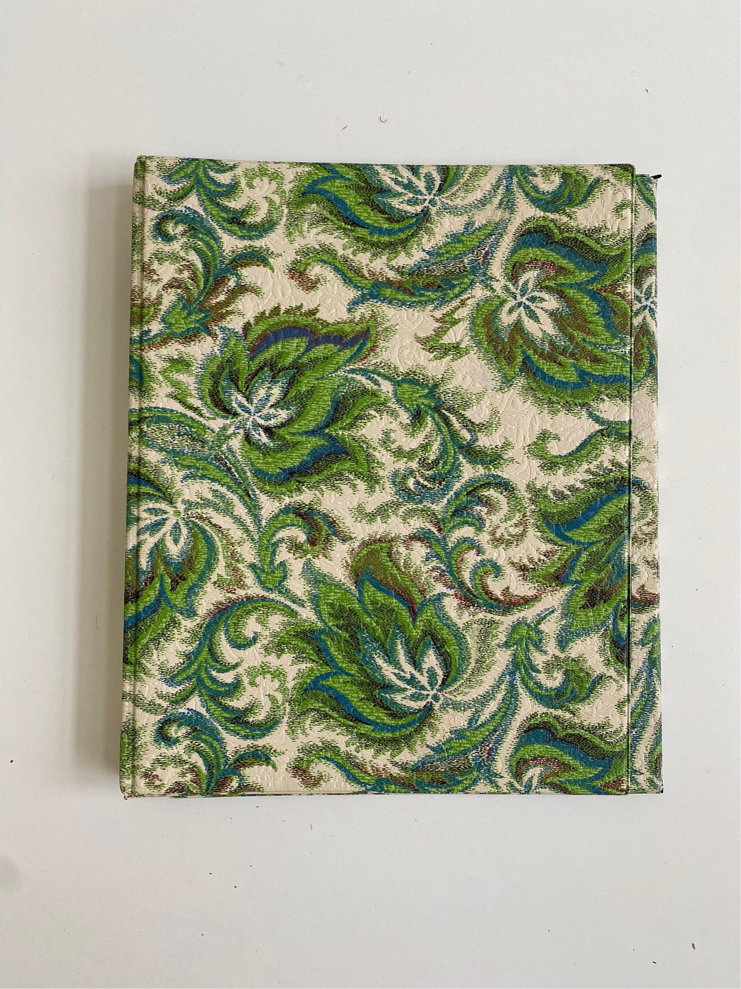 Vintage Mod Vinyl Covered Binder Floral Print 1970s - Etsy