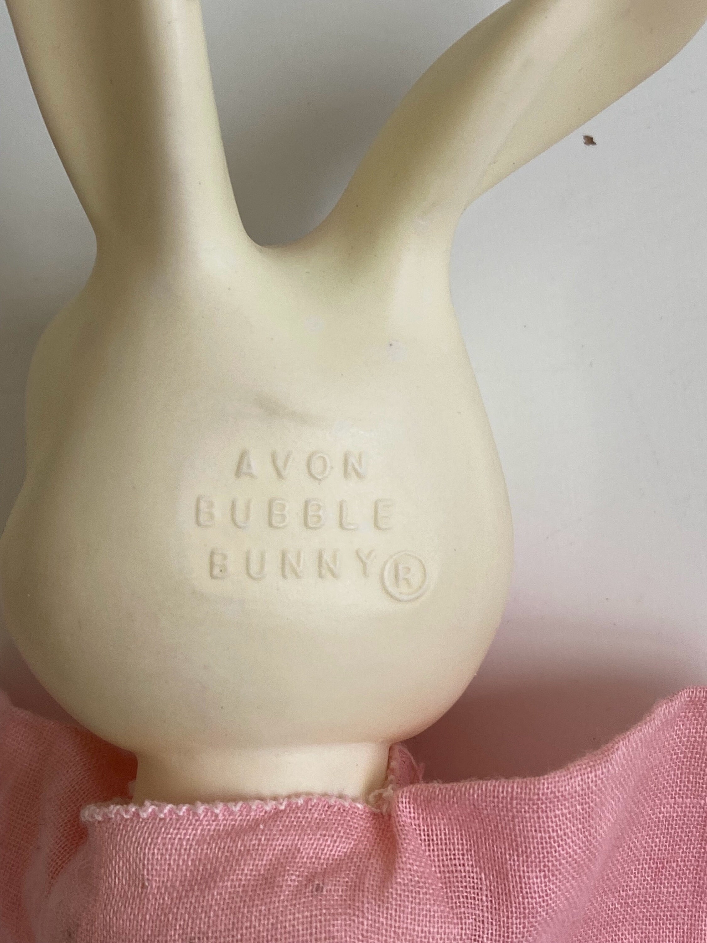 Vintage Avon Bubble Bunny Hand Puppet Rubber Head - Etsy
