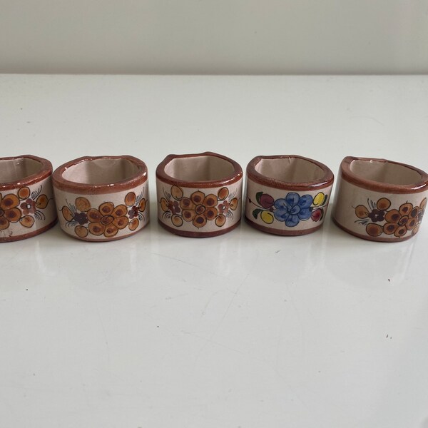 Pottery Napkin Rings - Etsy