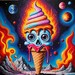 Crazy Cone AI Artwork for Your Wall - Etsy
