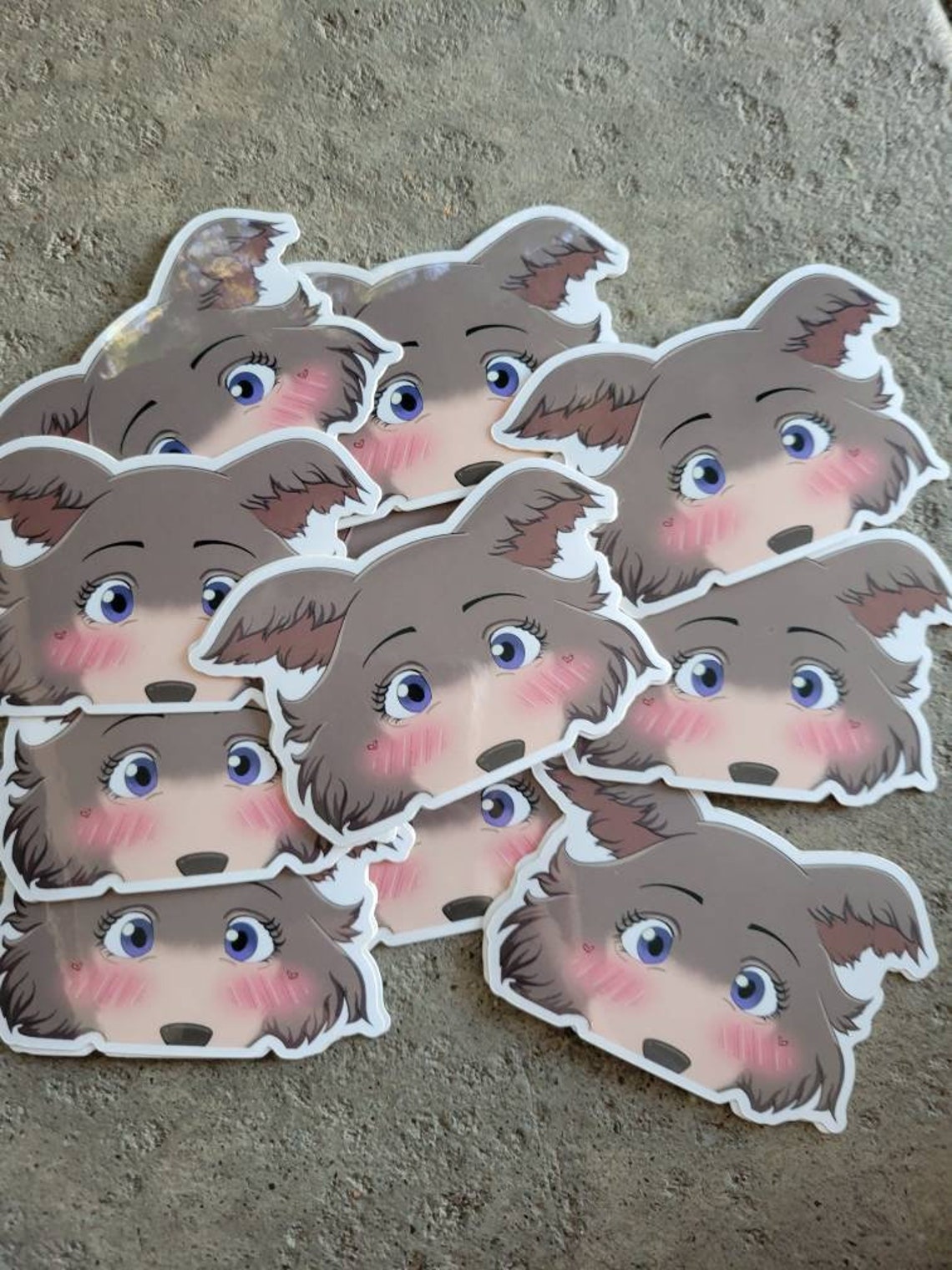 Juno Beastars Peeker Sticker LARGE Anime Wolf Sticker - Etsy