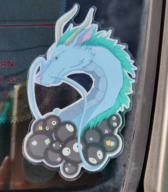 Spirited Away Haku Transparent Sticker | Etsy