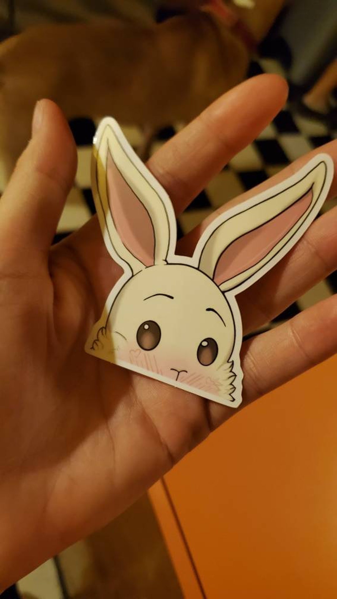 Haru Peeker Sticker Anime Rabbit Bunny - Etsy