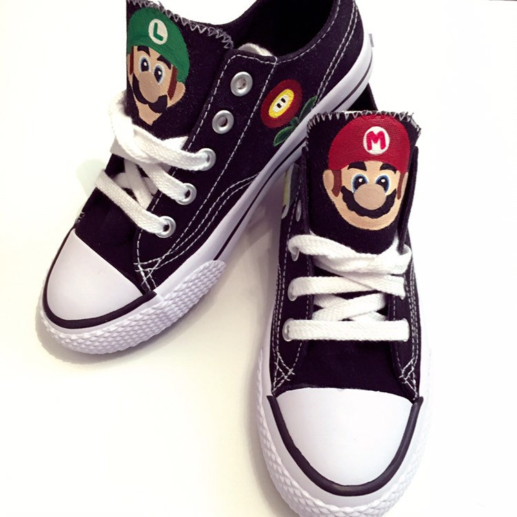 SALE** LAST PAIR! Super Mario Bros Mario Luigi and Friends Custom ...