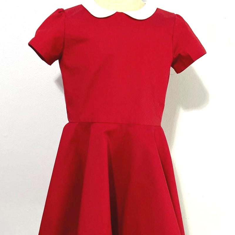 Red Peter Pan Collar - Etsy