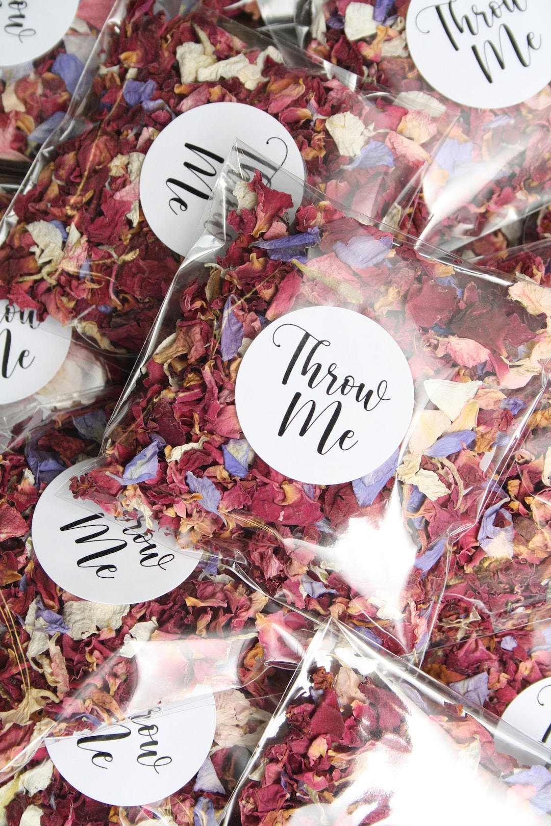 10 Wedding Confetti Bags, DIY Biodegradable Confetti Envelope Package ...