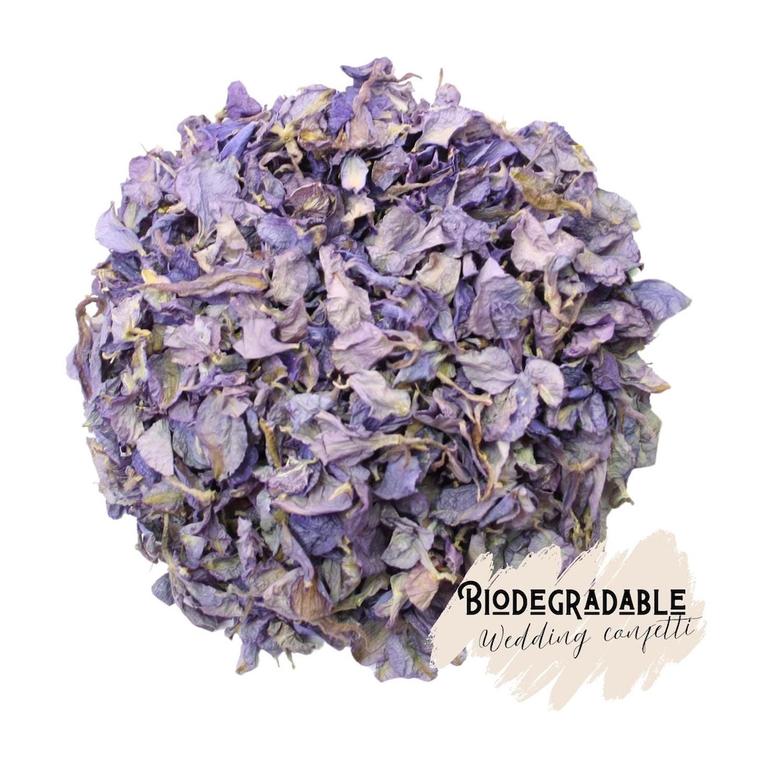 Wedding Confetti Purple Biodegradable Confetti Petals - Etsy