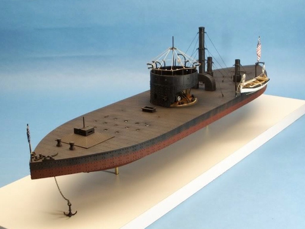 U.S.S Monitor Union Civil War Era Navy Ship Model Kit LARGE - Etsy