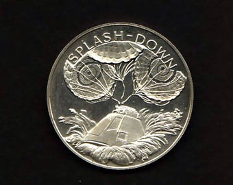 APOLLO 13 Space Flown to Moon Material Large Sterling Silver - Etsy