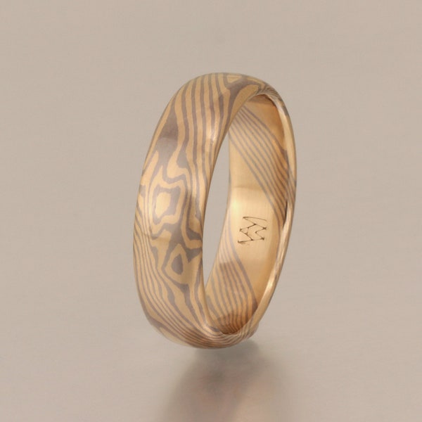 Mokume Gane Gold - Etsy