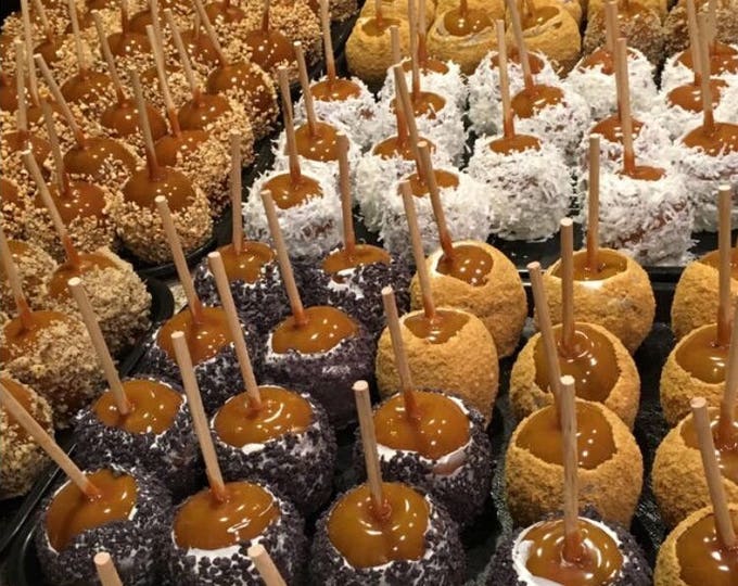 1/2 Dozen or 1 Dozen Bluey and Bingo Candy Apples - Etsy