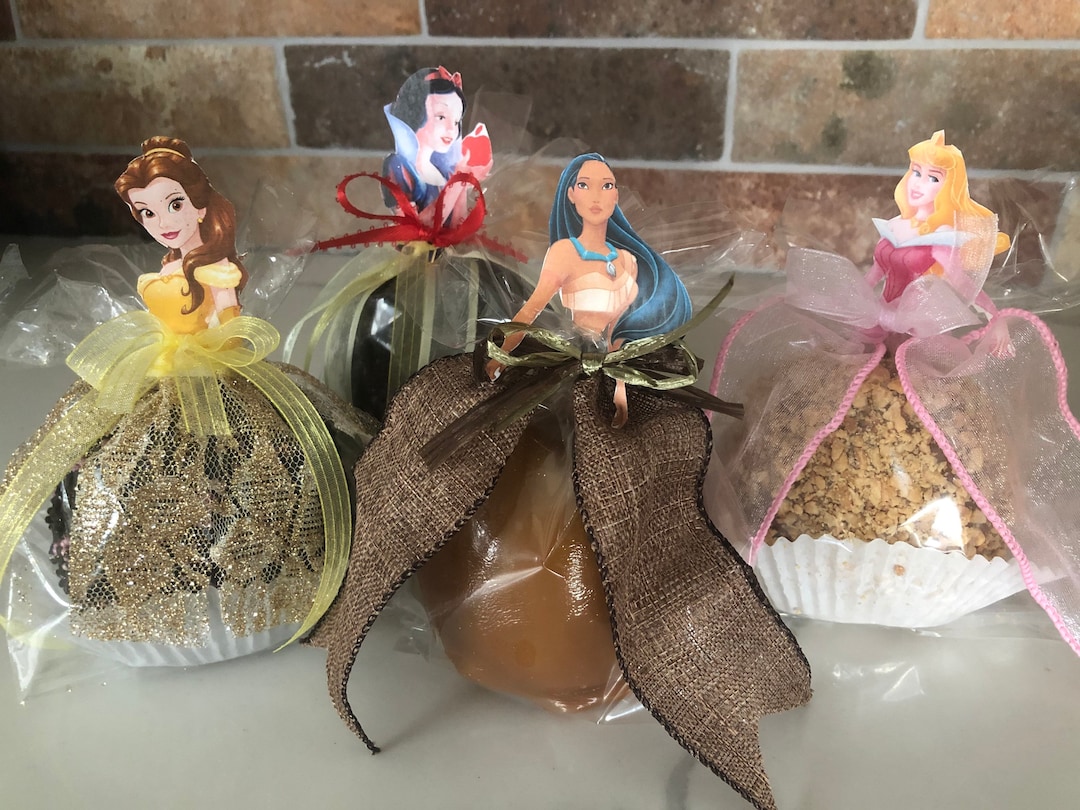 Princess Themed Caramel Apple - Etsy