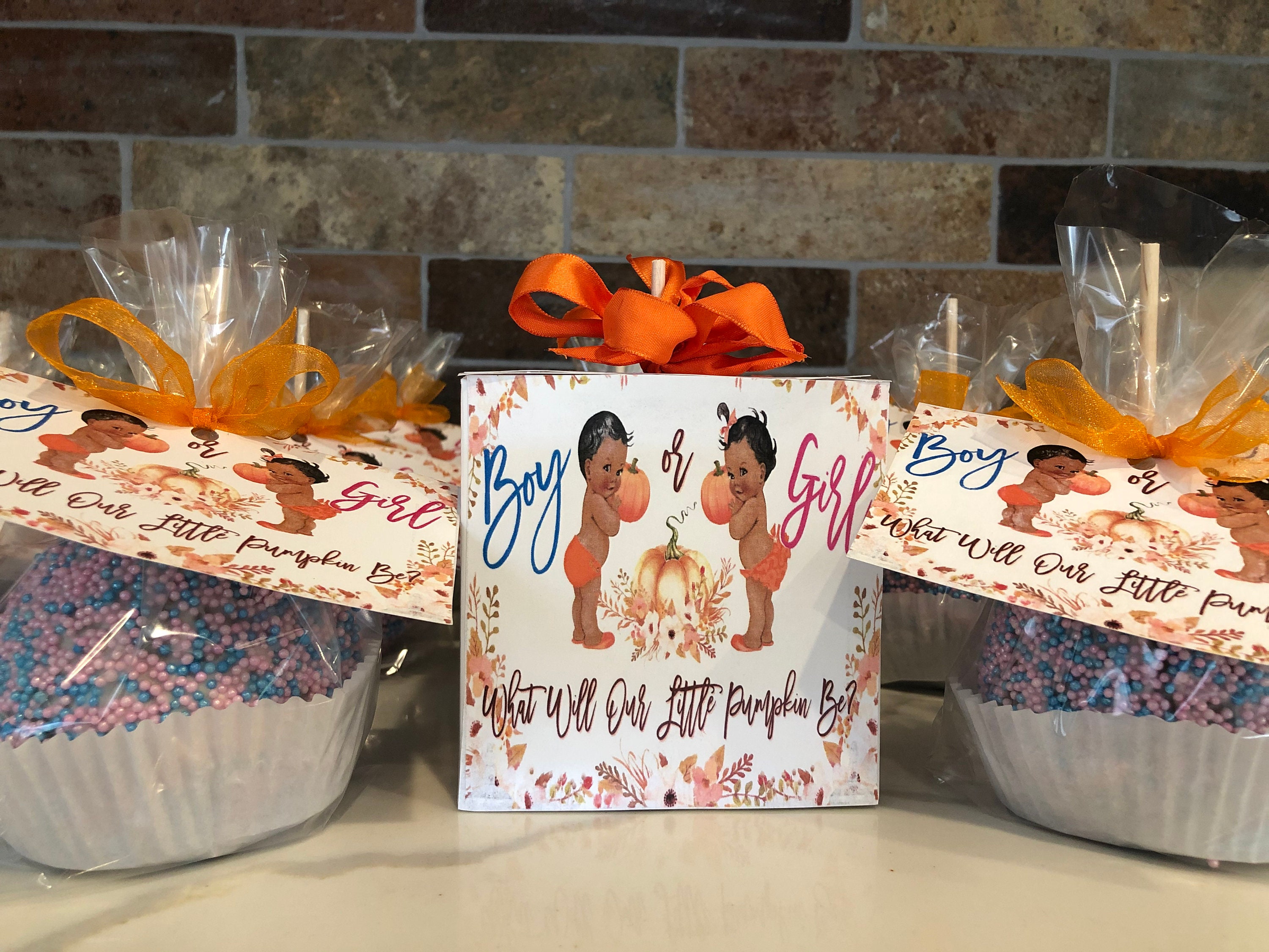 Gender Reveal Caramel Apples - Etsy