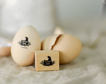 Chicken stamp | Etsy