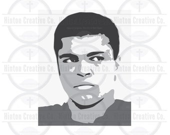 Muhammad Ali the Greatest II Digital Cut File Print File SVG Circuit ...
