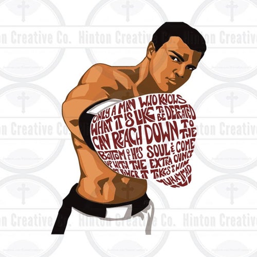 Muhammad Ali the Greatest II Digital Cut File Print File SVG - Etsy
