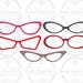 Mega Eye Glasses Pack 15 Frames Digital Cut File Print File SVG Circuit ...