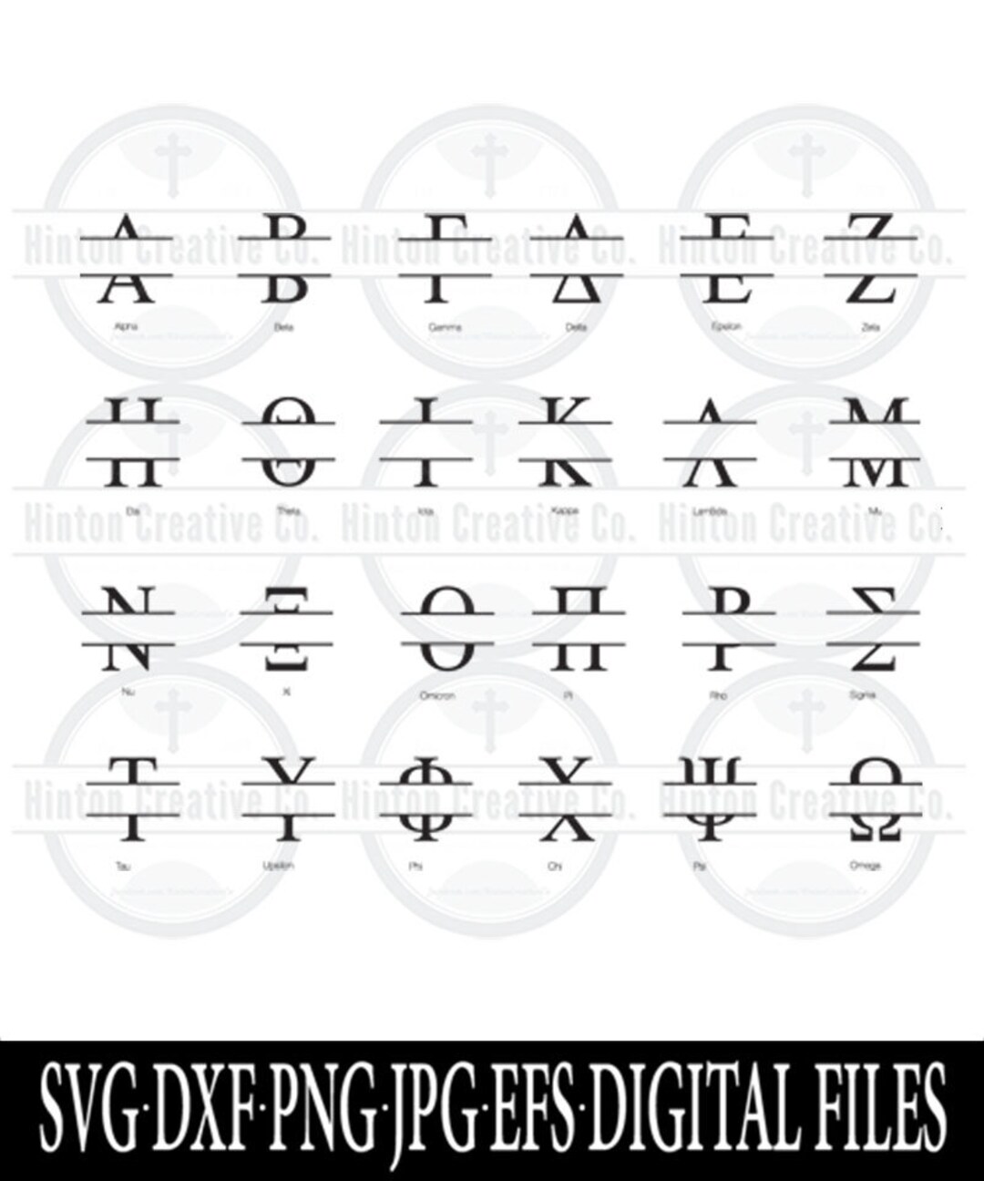 Split Greek Alphabet Cut File Print File SVG Circuit Silhouette Brother ...