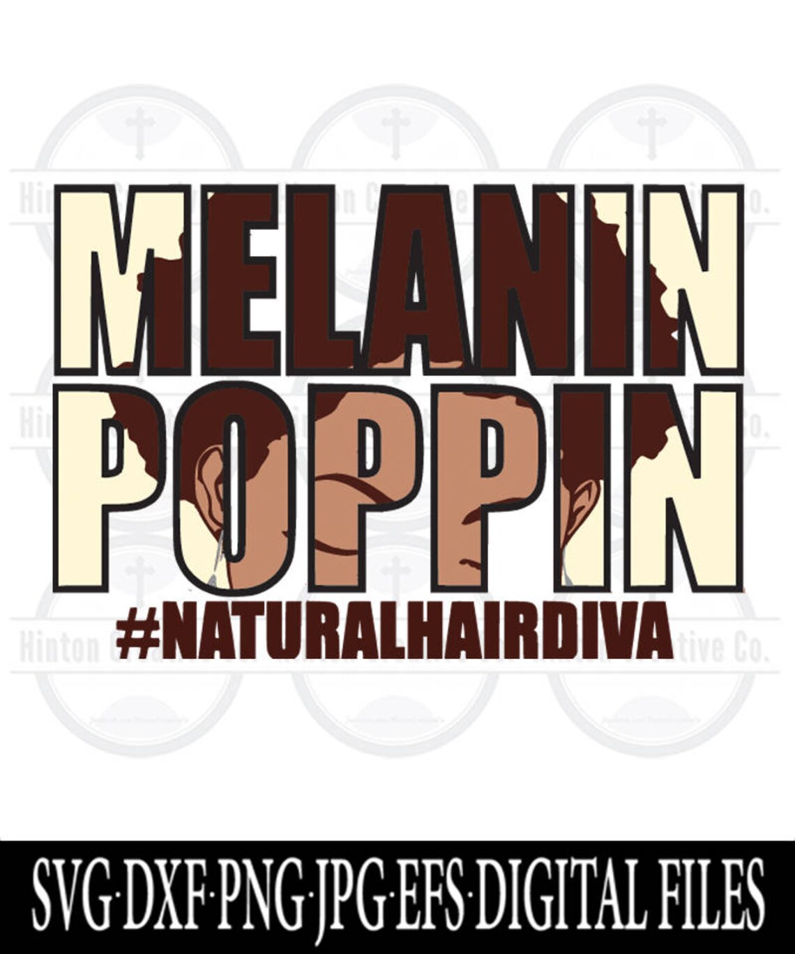 Melanin Poppin Cut File Print File SVG Circuit Silhouette - Etsy