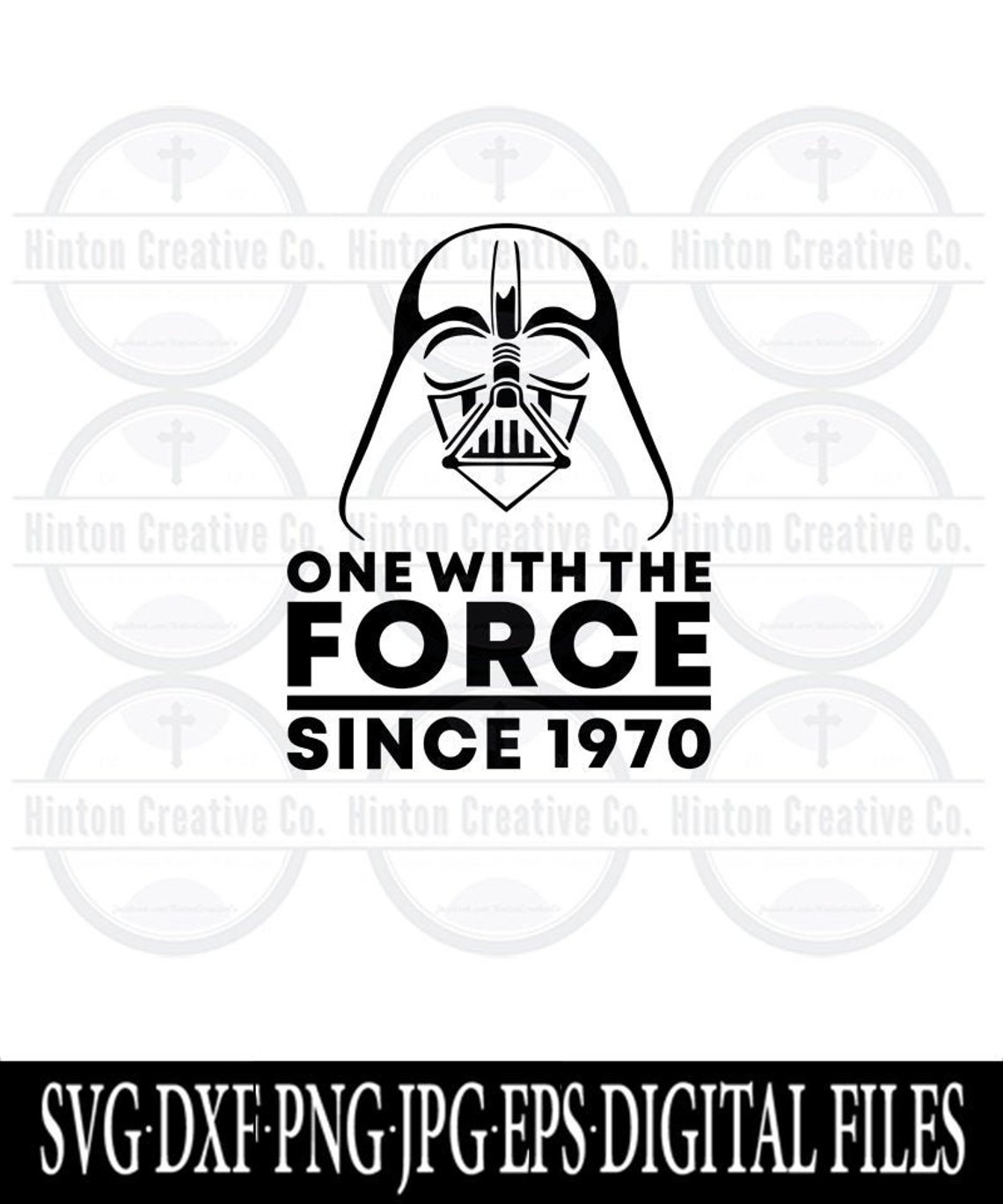 One With the Force Since Digital Cut File Print File SVG | Etsy