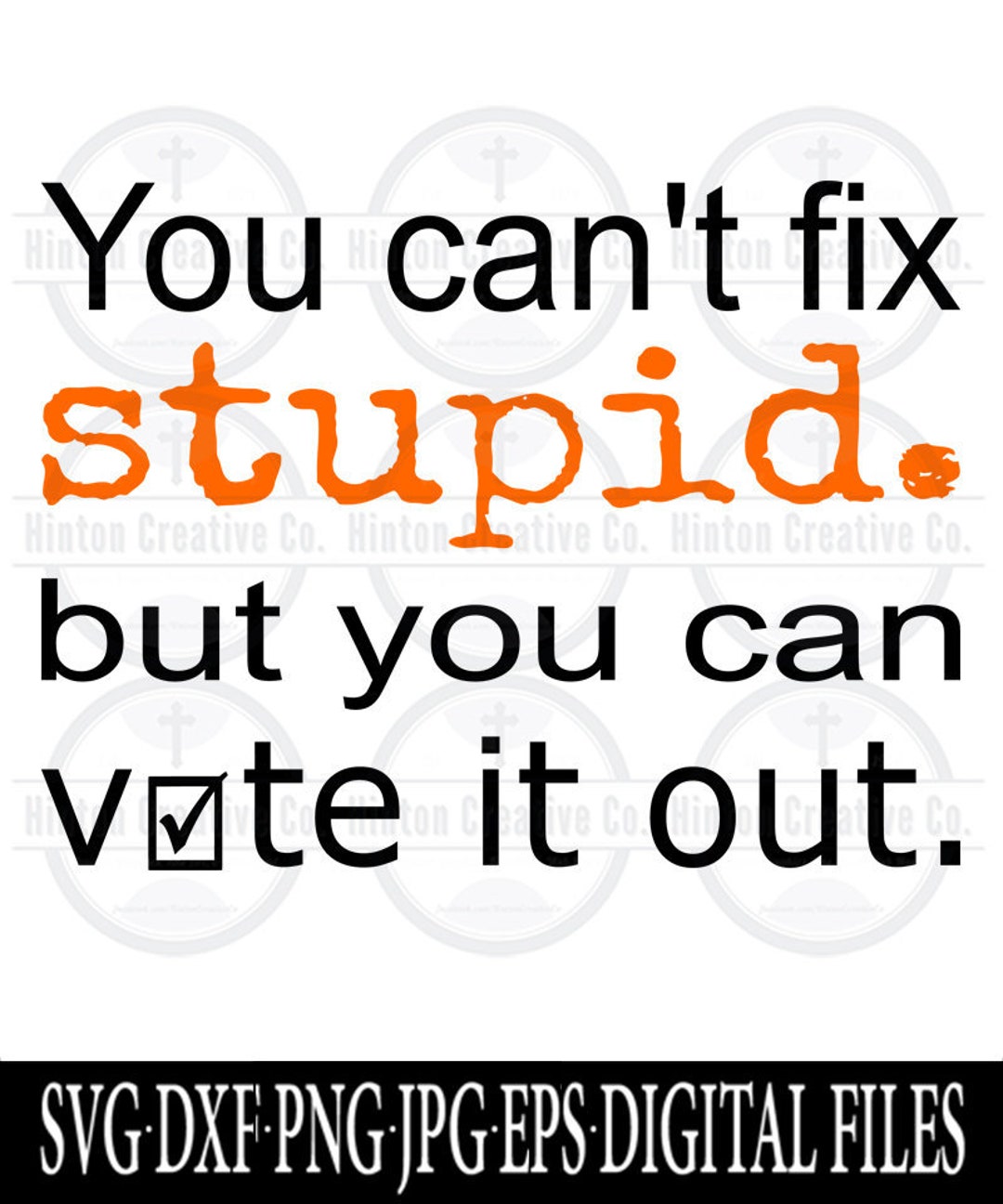 You Can't Fix Stupid Digital Cut File Print File SVG Circuit Silhouette ...