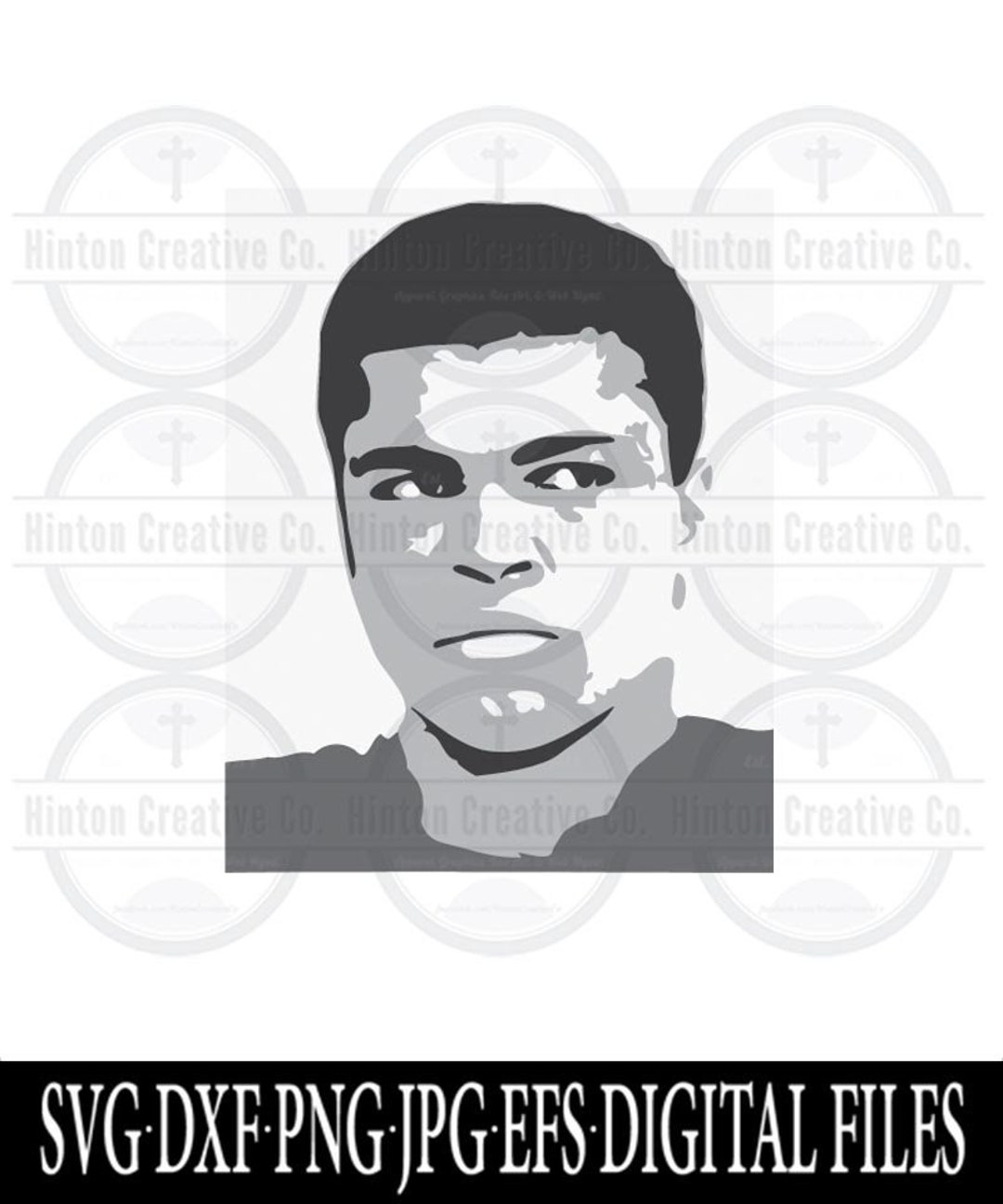Muhammad Ali - the Greatest Digital Cut File Print File SVG Circuit ...