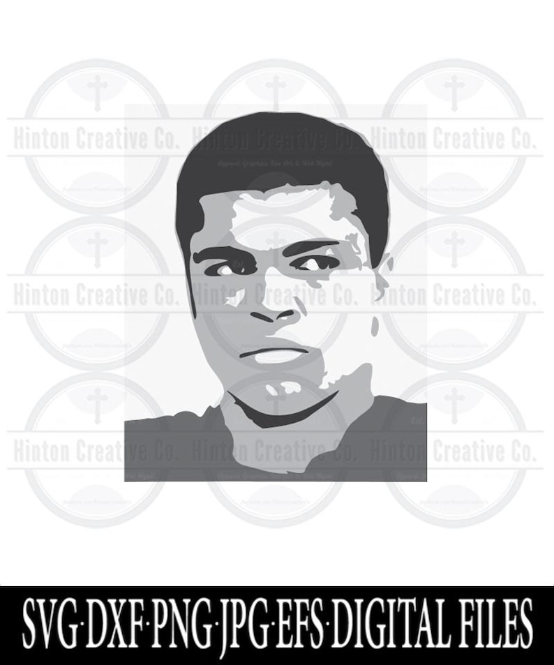 Muhammad Ali the Greatest Digital Cut File Print File SVG | Etsy