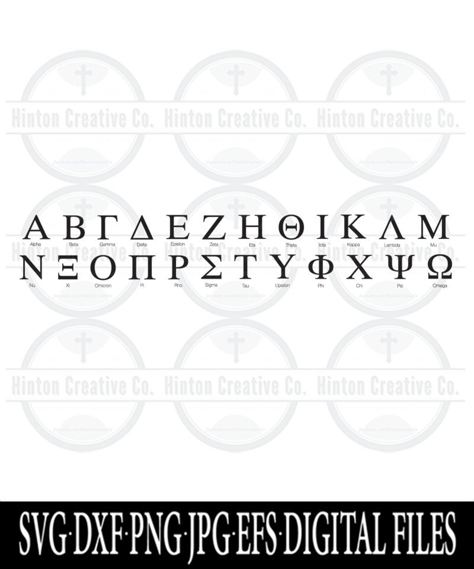 Greek Alphabet Cut File Print File SVG Circuit Silhouette - Etsy