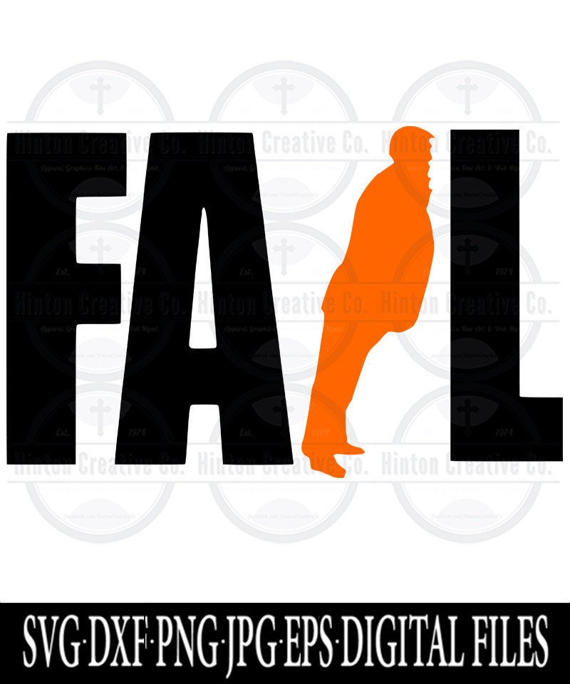 FAIL Digital Cut File Print File SVG Circuit Silhouette Brother Image ...