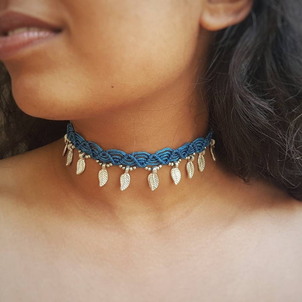 Macrame Choker - Etsy