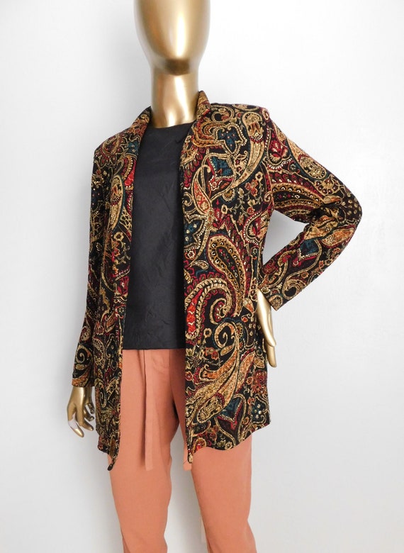 Vintage paisley stretch jacket - Gem