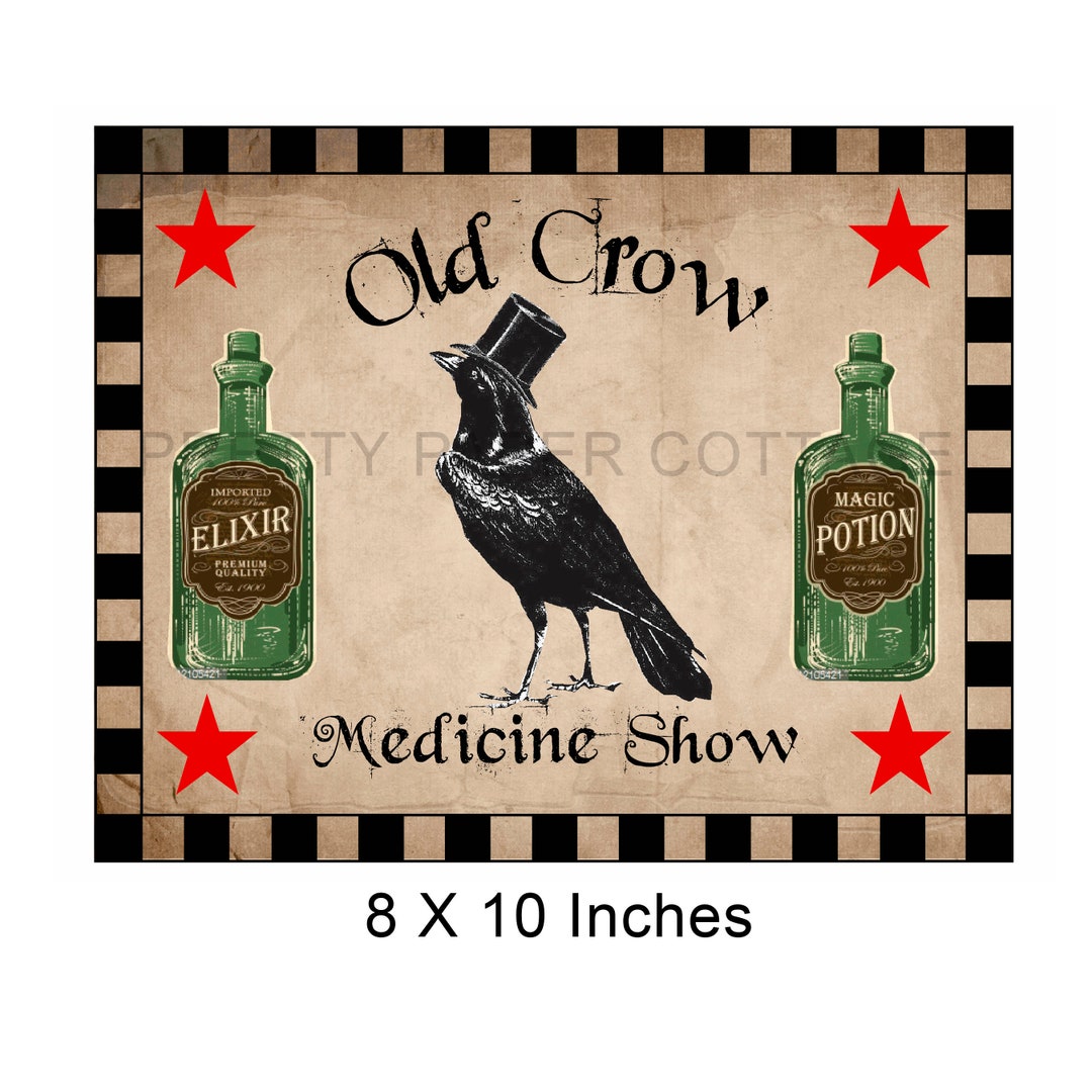 Old Crow Medicine Show, Saloon Bar Sign, Wild West, Western Theme, Crow ...