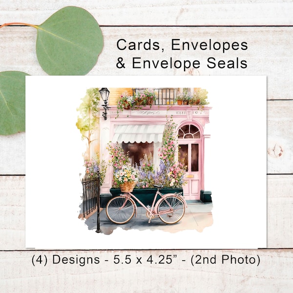 Paris Note Cards - Etsy