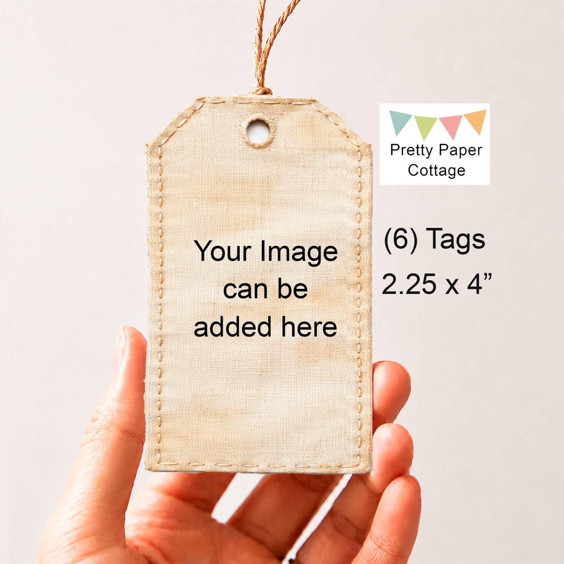 Printable, 6 Vintage Cotton Style Tags: Crafts, Junk Journals, Ephemera ...