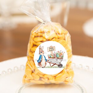 Peter Rabbit Easter Stickers, Wheelbarrow, Easter Eggs, Flowers, Happy ...