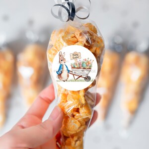 Peter Rabbit Easter Stickers, Wheelbarrow, Easter Eggs, Flowers, Happy ...