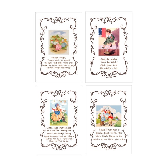 Nursery Rhyme Centerpieces