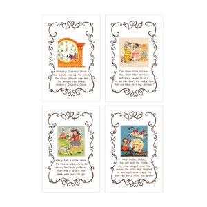 Nursery Rhyme Prints, 12 Cards, 4x6 or 5x7, Vintage Mother Goose ...