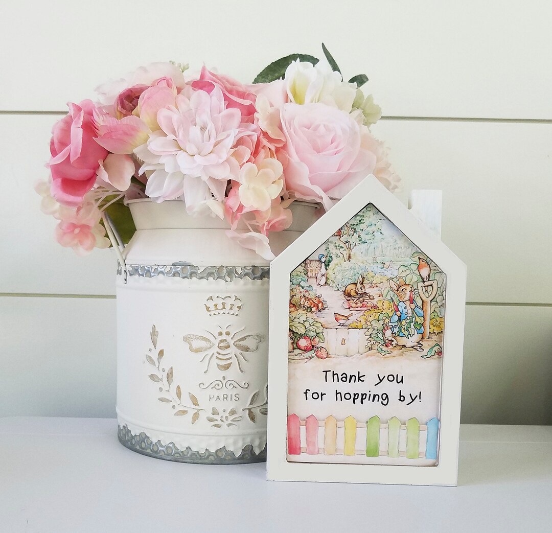 Peter Rabbit, Shadow Box, Centerpiece, Baby Shower, Birthday Party ...