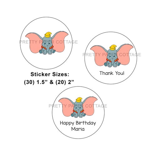 Dumbo Stickers - Etsy