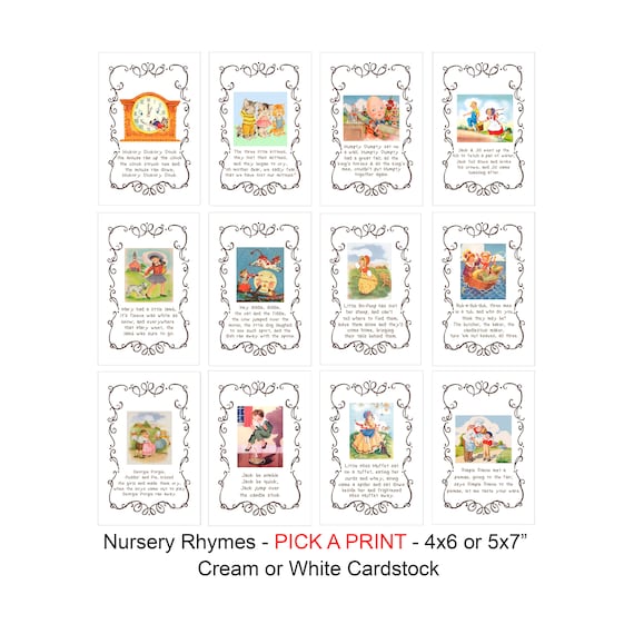 Nursery Rhyme Centerpieces