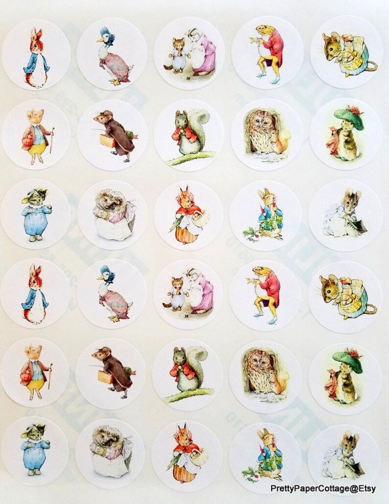 Beatrix Potter, Peter Rabbit, Storybook Characters, Stickers, Baby ...